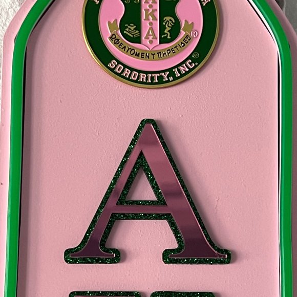 D9 Greeks | Art | Alpha Kappa Alpha Led Wooden Paddle Pink | Poshmark
